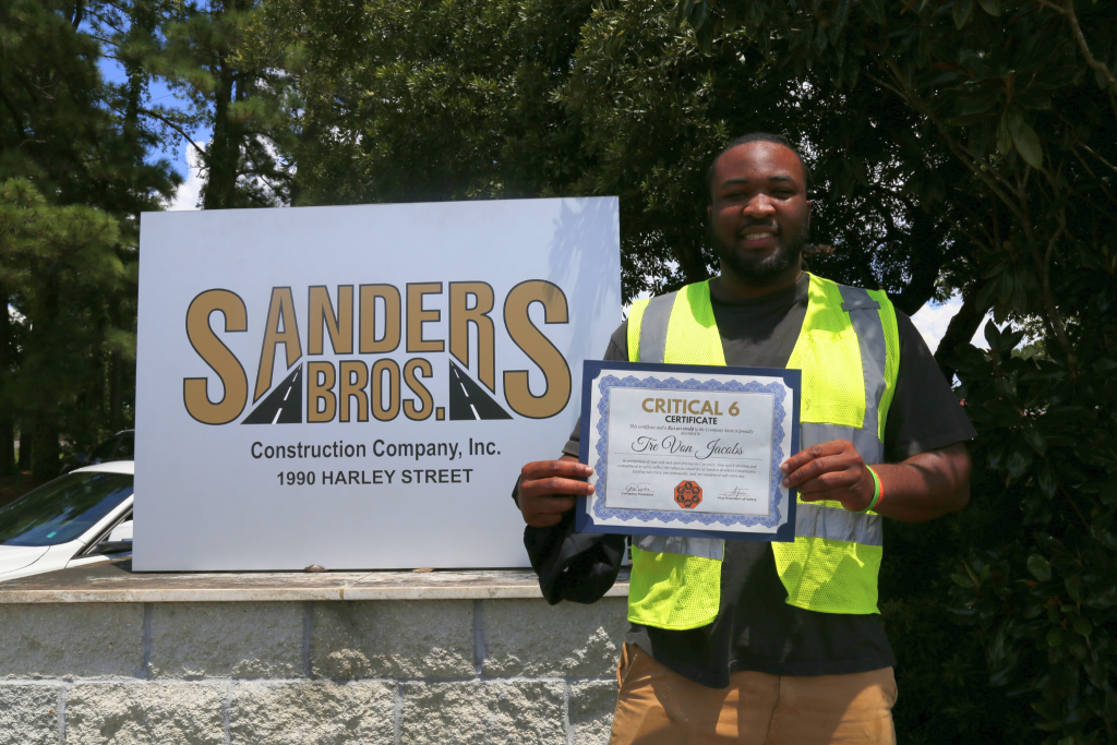 Celebrating Safety: Tre'Von Jacobs Earns Critical 6 Certificate for ...